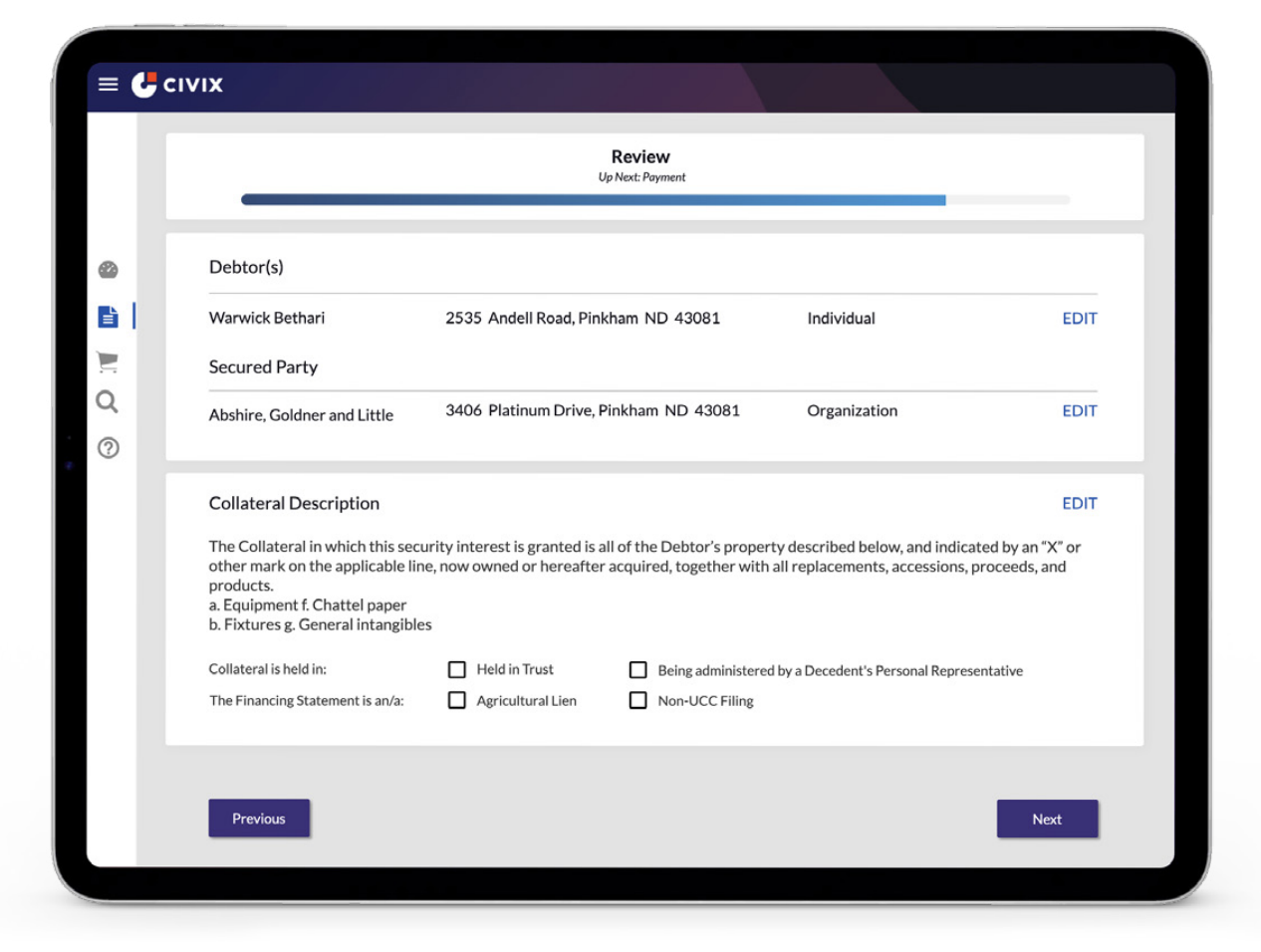 Uniform Commercial Code and Lien Management | Civix